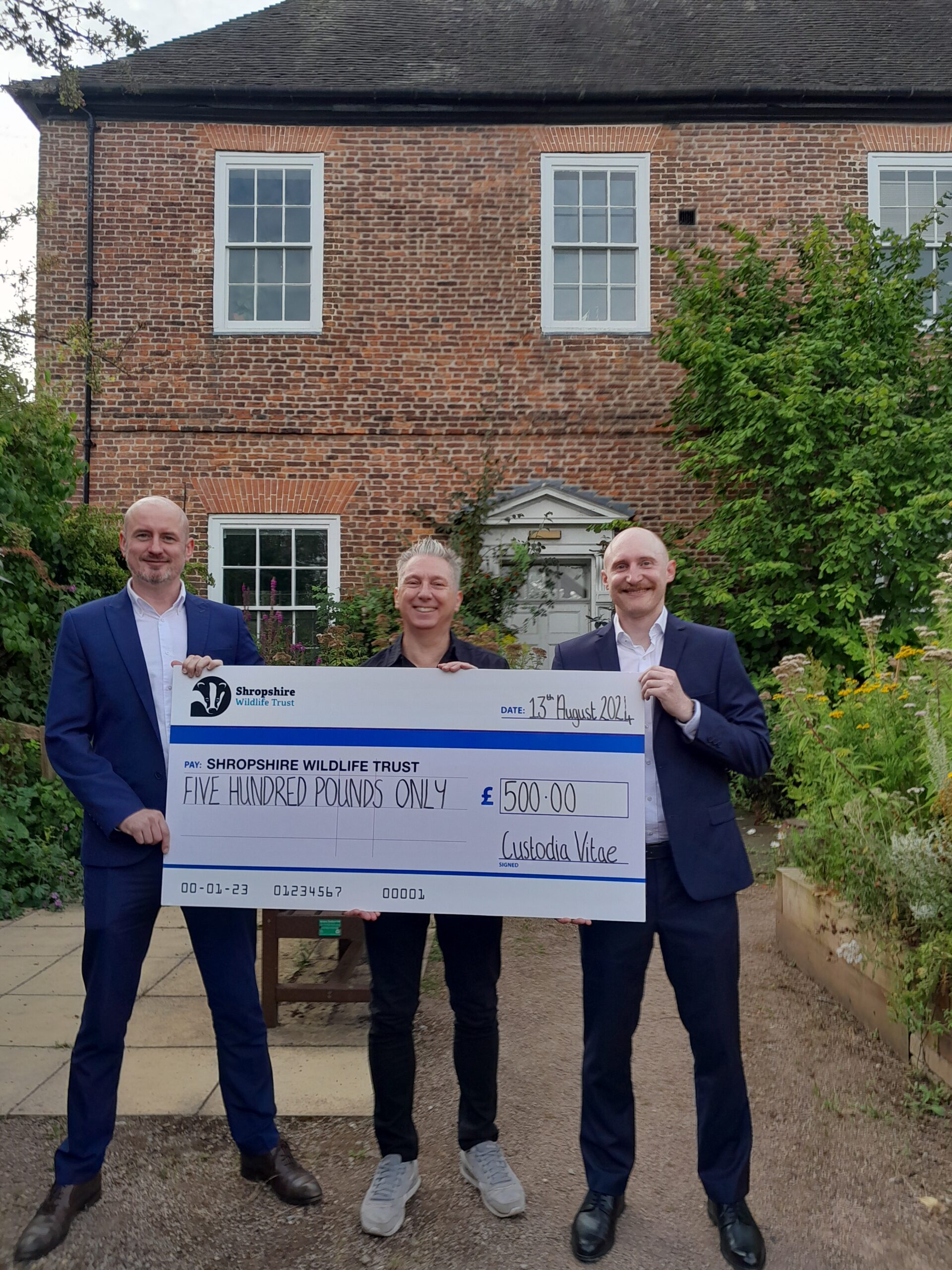 Local business supports Shropshire Wildlife Trust | What's What Magazine